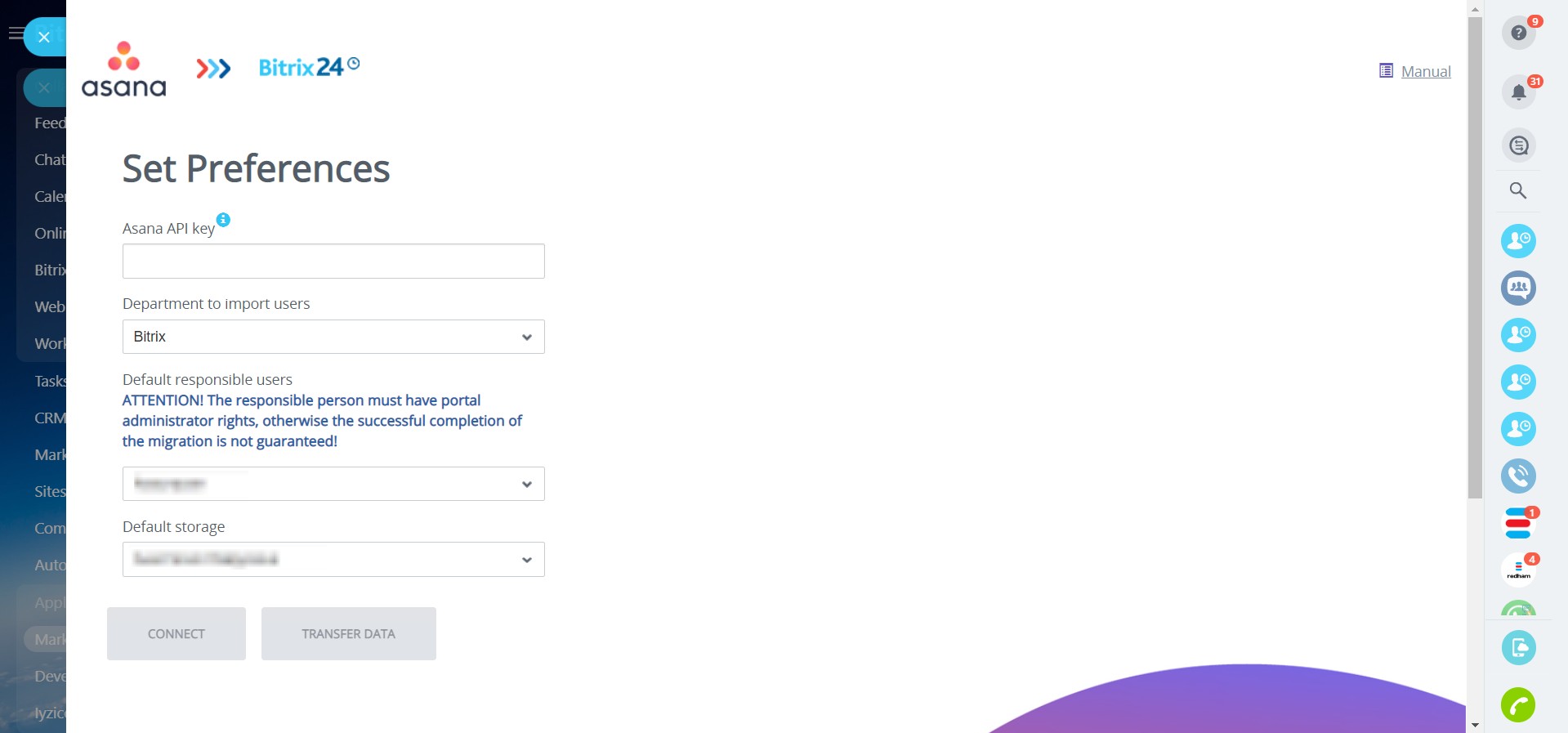 Asana data migration